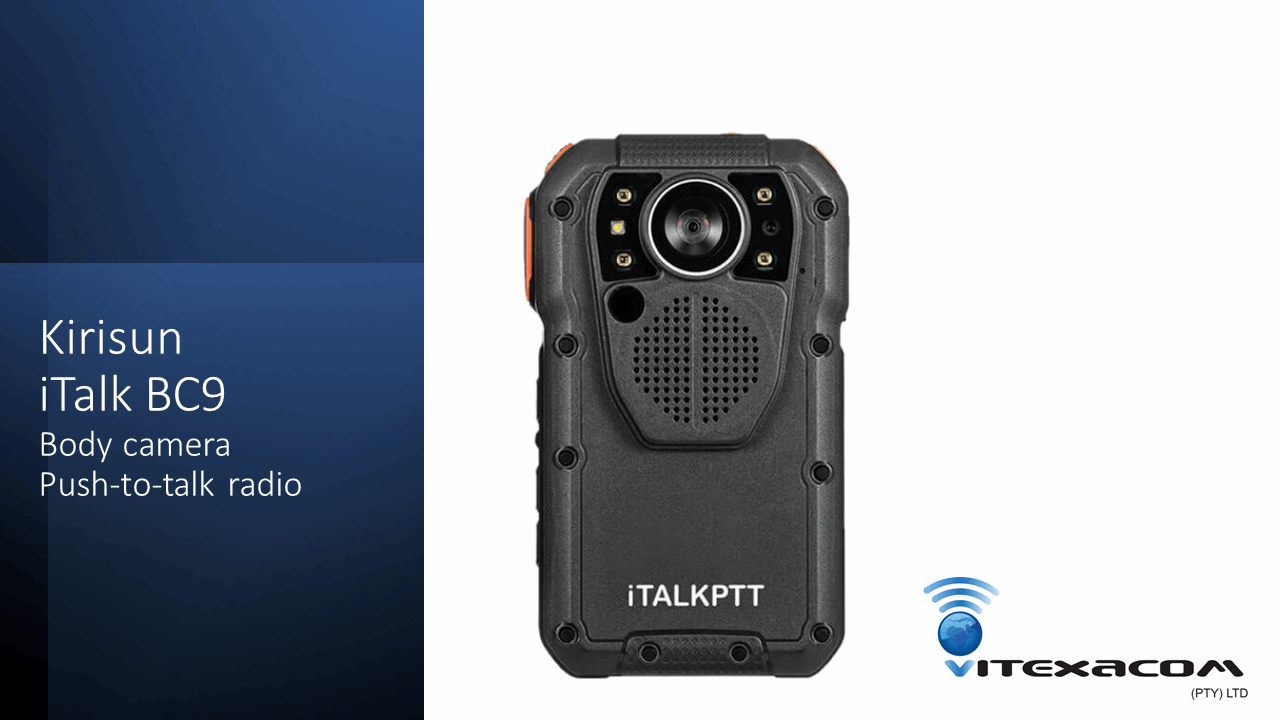 iTalkPTT BC9 Bodycam – Vitexacom-Radios
